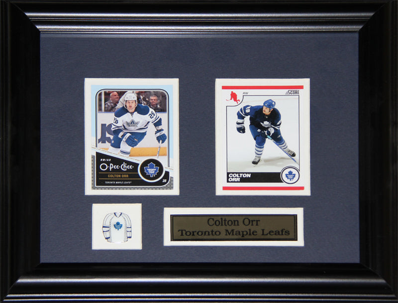 Colton Orr Toronto Maple Leafs 2 Card Hockey Memorabilia Collector ...