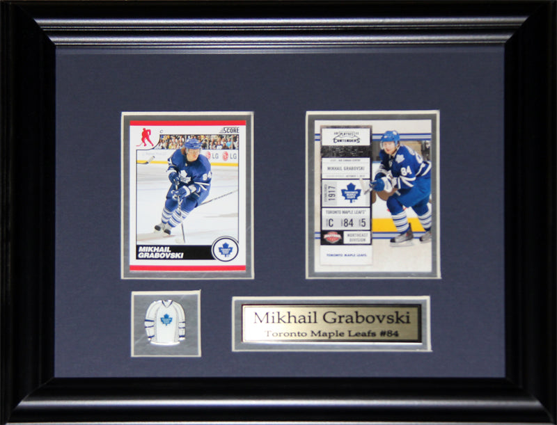 Mikhail Grabovski Toronto Maple Leafs 2 Card Hockey Collector Frame ...